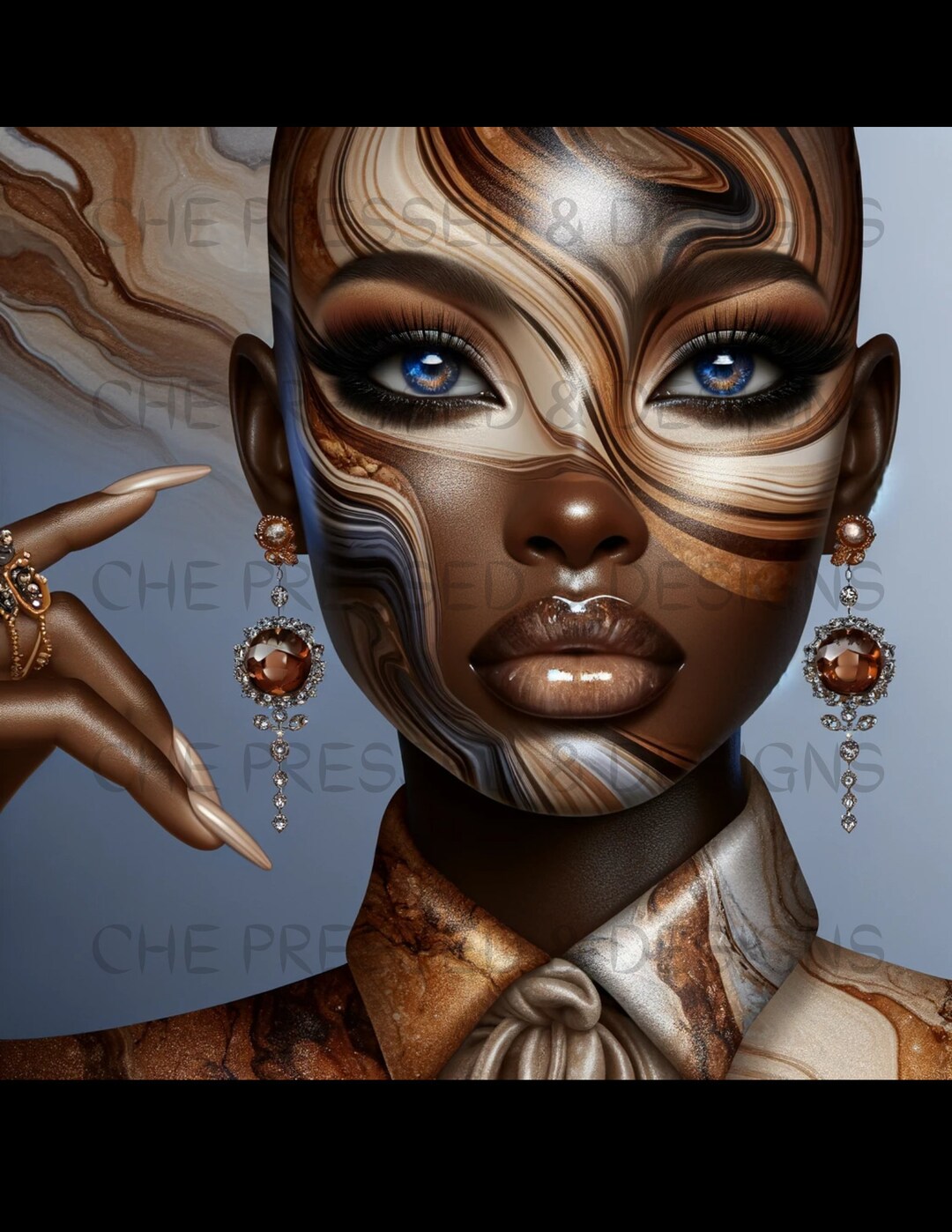 4 Mocha Images Melanin Black Girl Magic African American PNG Journal ...