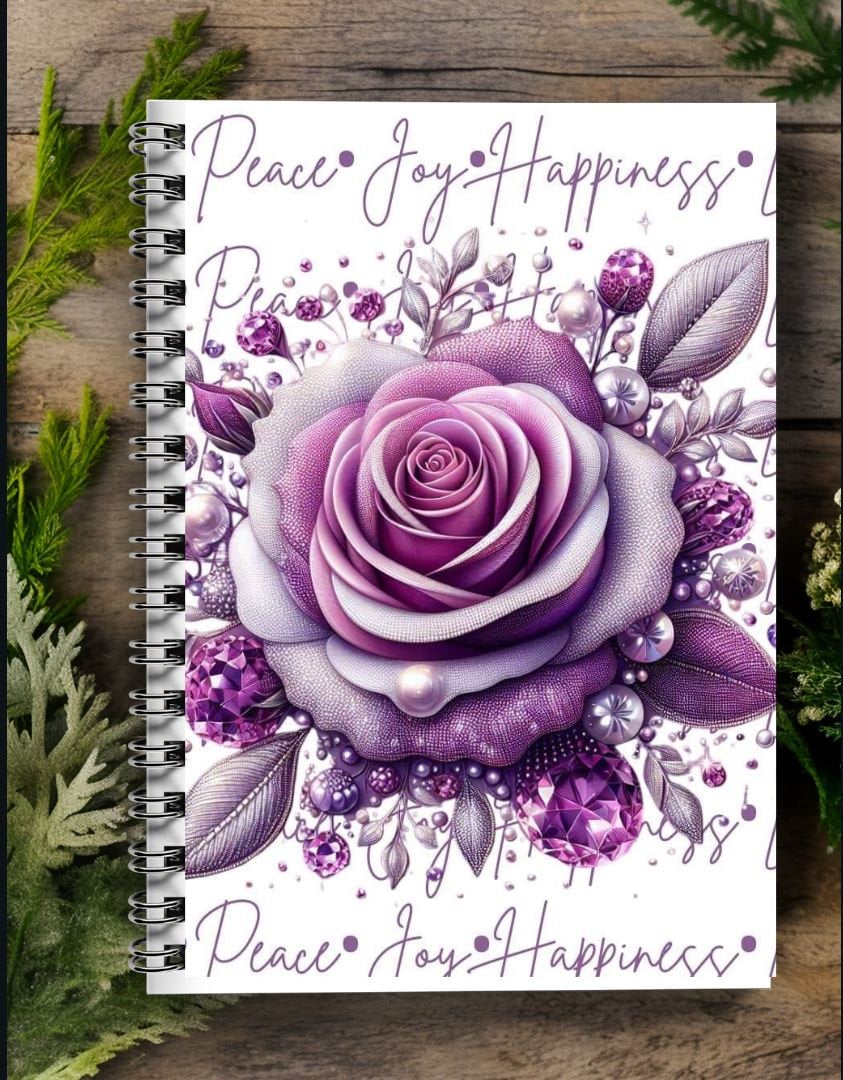 Rose Inspirational Journal Cover - Etsy