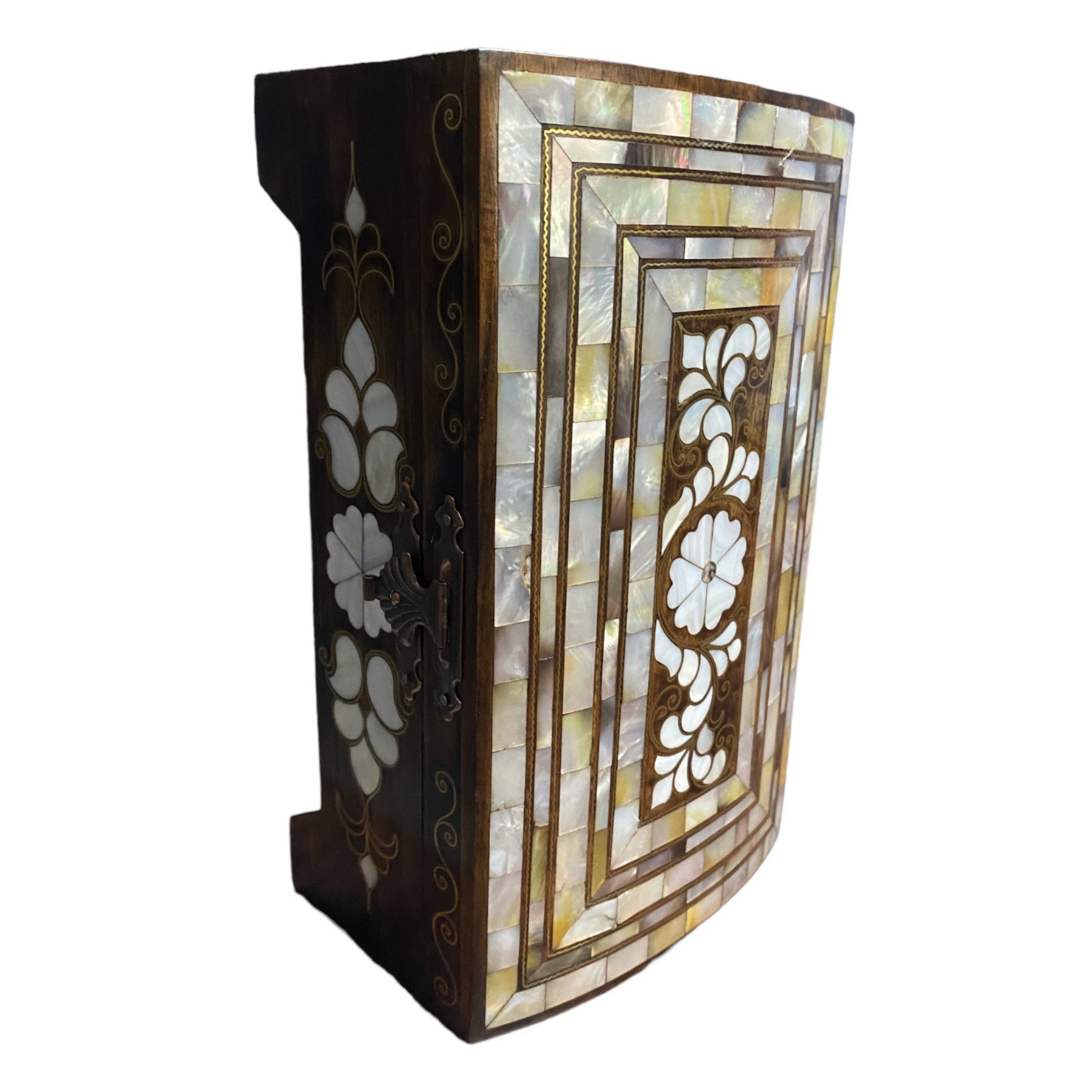 Jewelry Wooden Box, Handmade Box With Pearl Inlay, Jewelry Storage Box ...