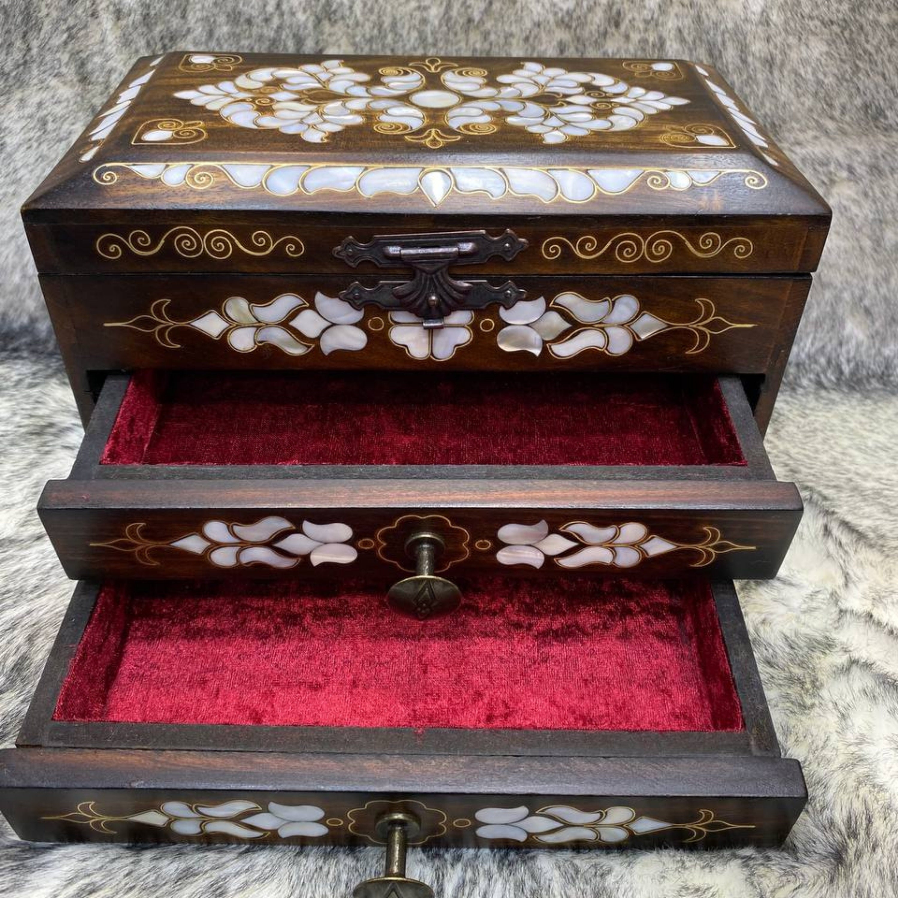 Mother of Pearl Inlaid Handmade Box, Mother of Pearl Gift Box, Mother ...