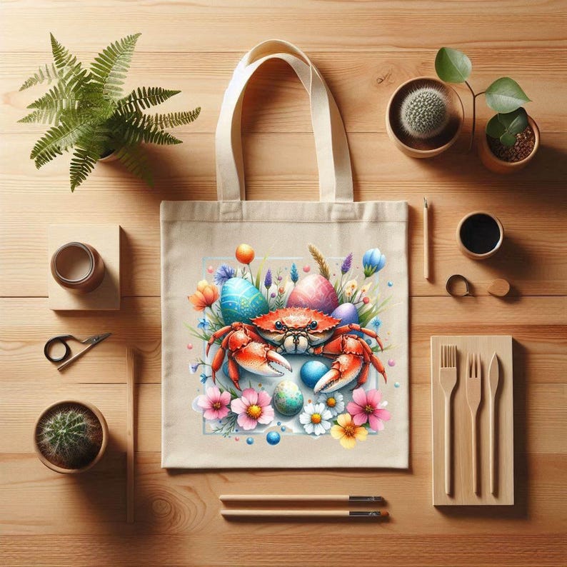 Alaskan Easter Crab - Digital PNG - Etsy