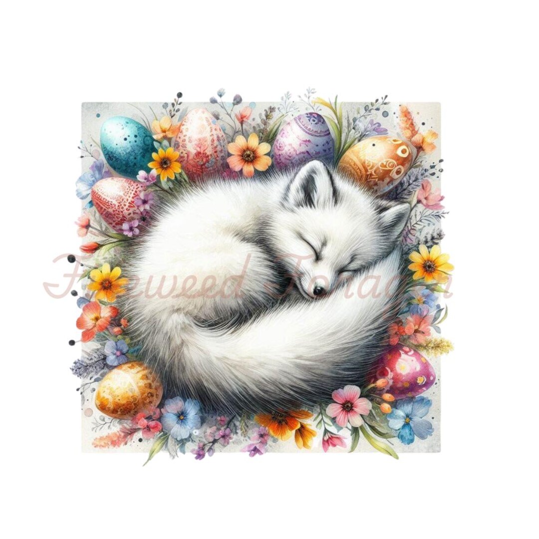 Alaskan Easter Fox - Digital PNG - Etsy