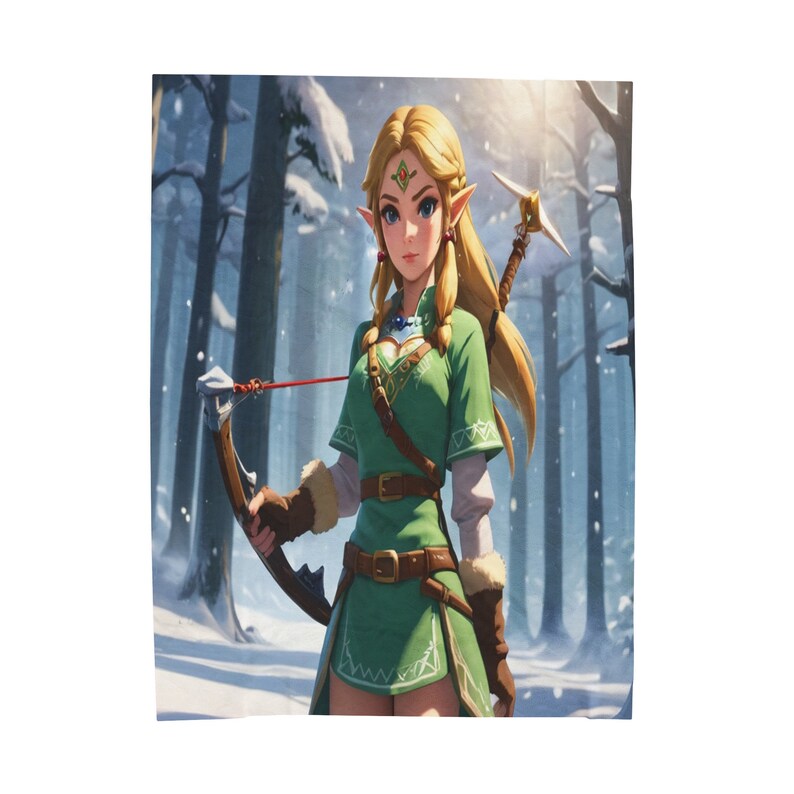 Dreamtime With Female Hero Velveteen Plush Blanket - Etsy