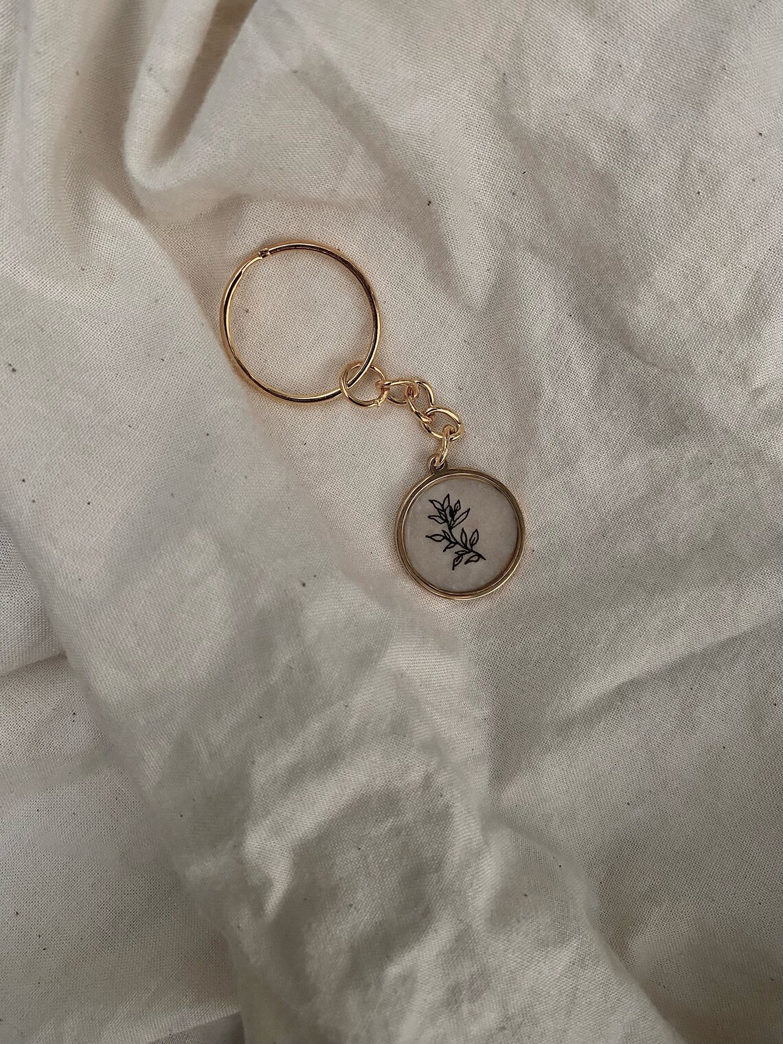 Field Sketch and Botanical Keychains - Etsy