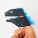Godzilla (atomic Blue) - Printable Finger Puppet Template - Etsy
