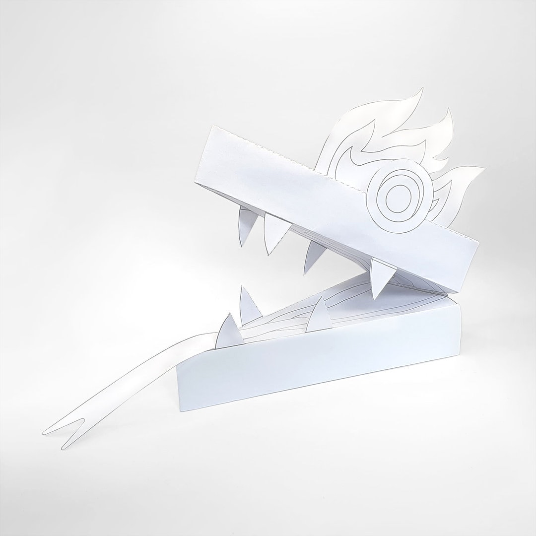 Printable Dragon Puppet - Design Your Own - Etsy