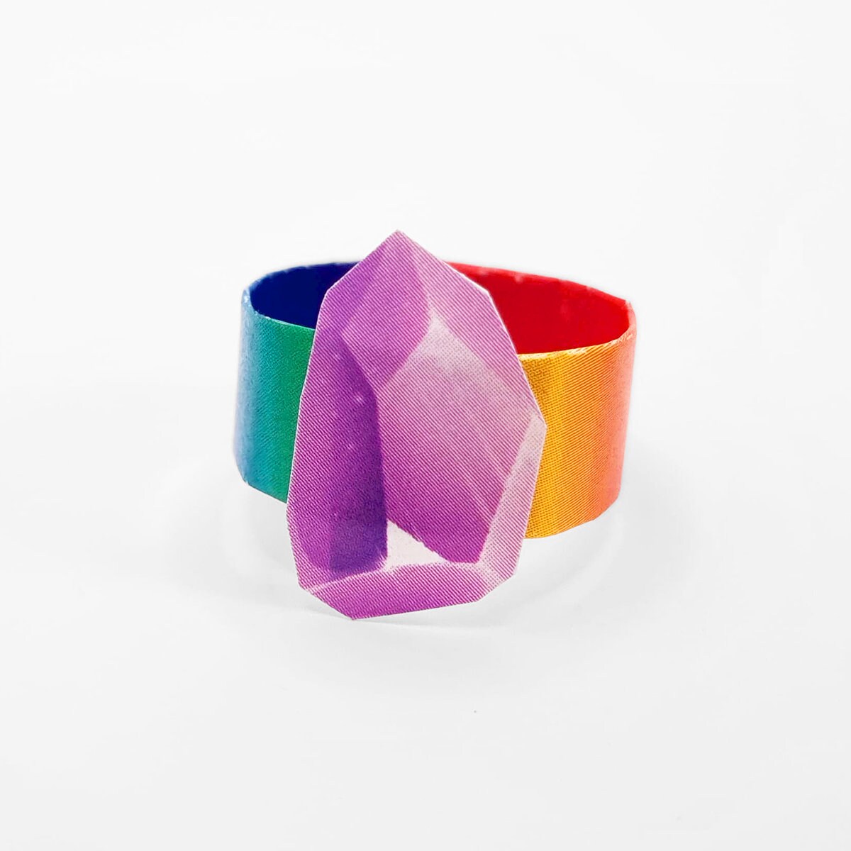 DIY Printable Paper Rings Template - Adjustable Sizes, Colourful ...