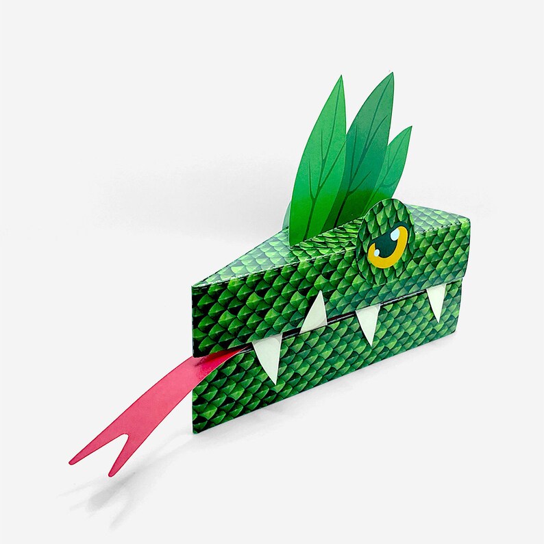 Printable Forest Dragon Puppet - Jungle Blaze - Etsy