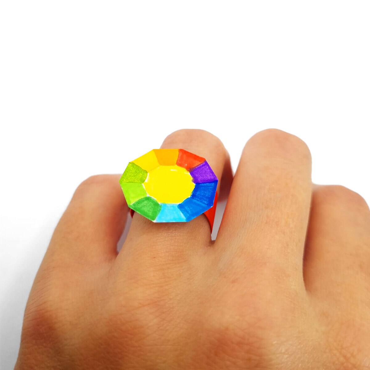 Printable Colouring Rings Template - Design Your Own - Adjustable Sizes ...