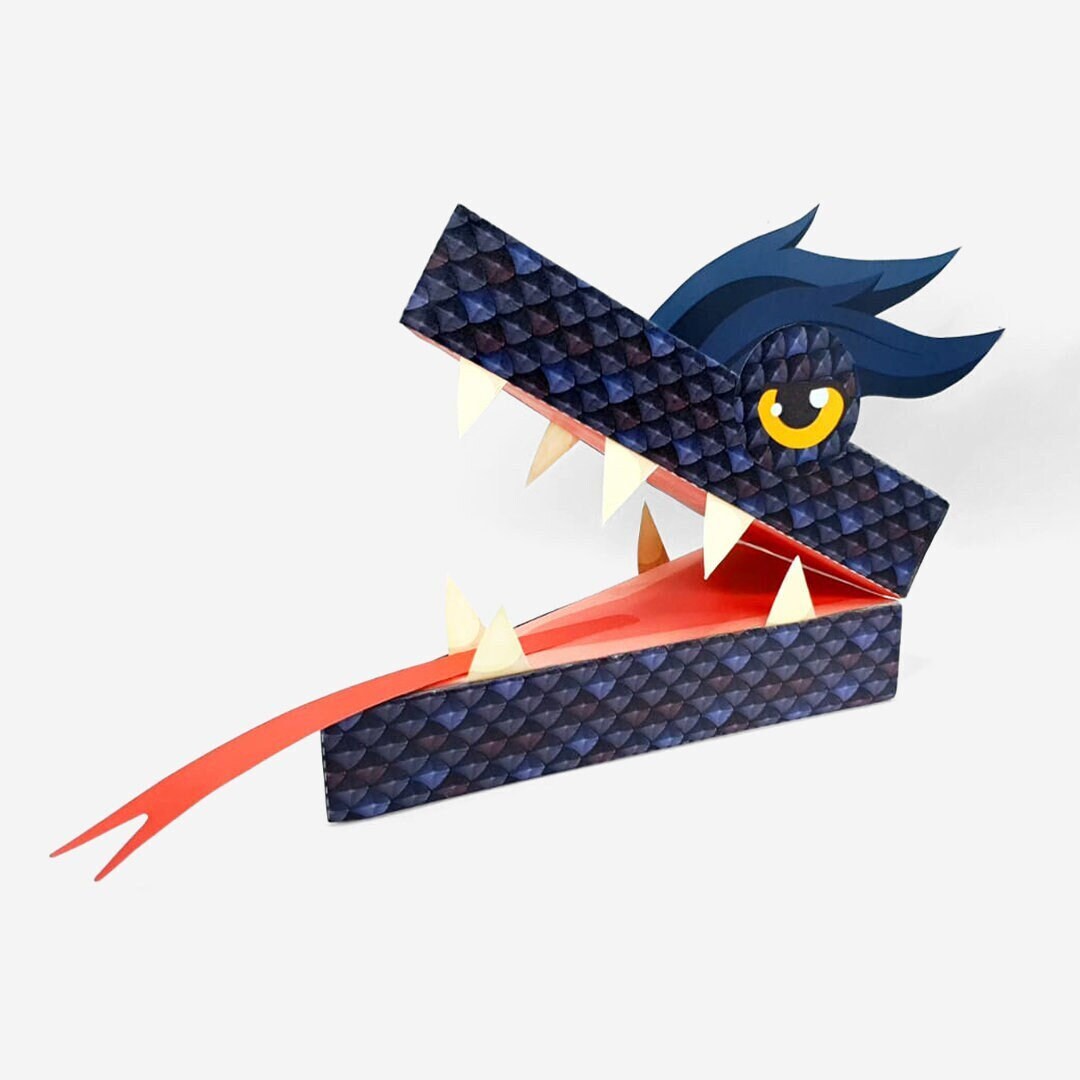 Printable Night Dragon Puppet Shadow Storm - Etsy