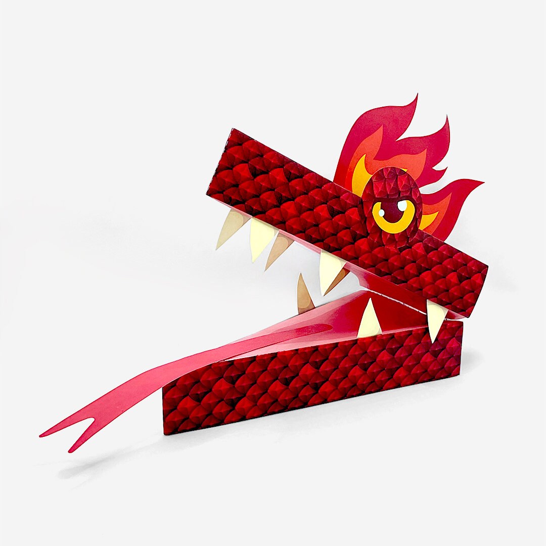 Printable Fire Dragon Puppet - Cinder Claw - Etsy