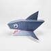 Mini Megalodon Printable Shark Puppet, Kids Paper Craft Activity ...