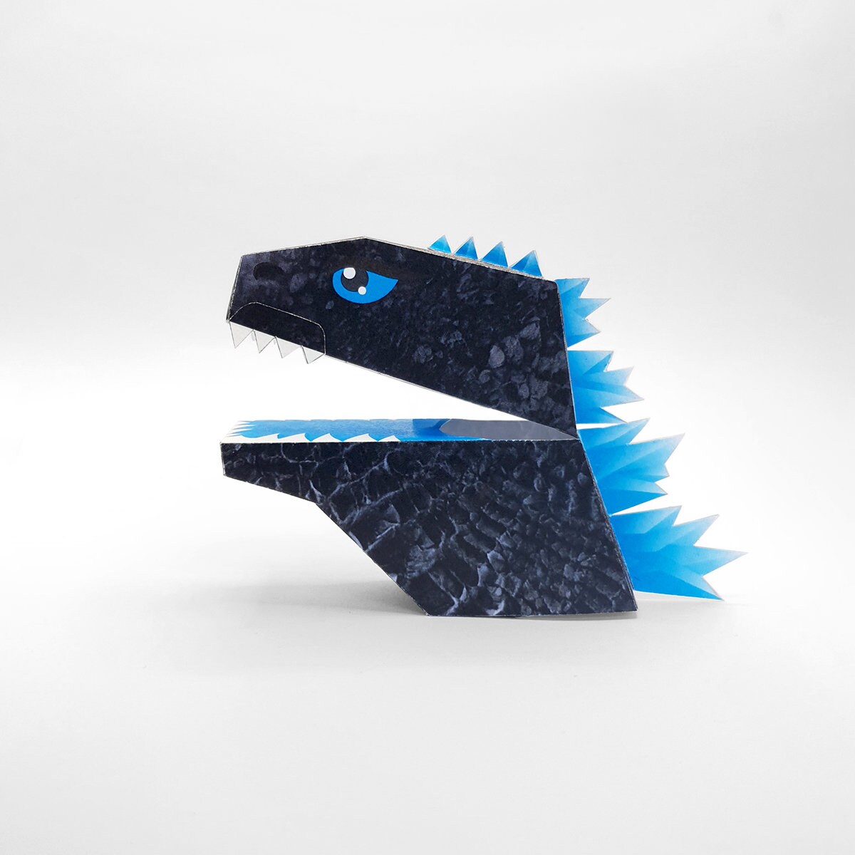 Godzilla (atomic Blue) - Printable Finger Puppet Template - Etsy