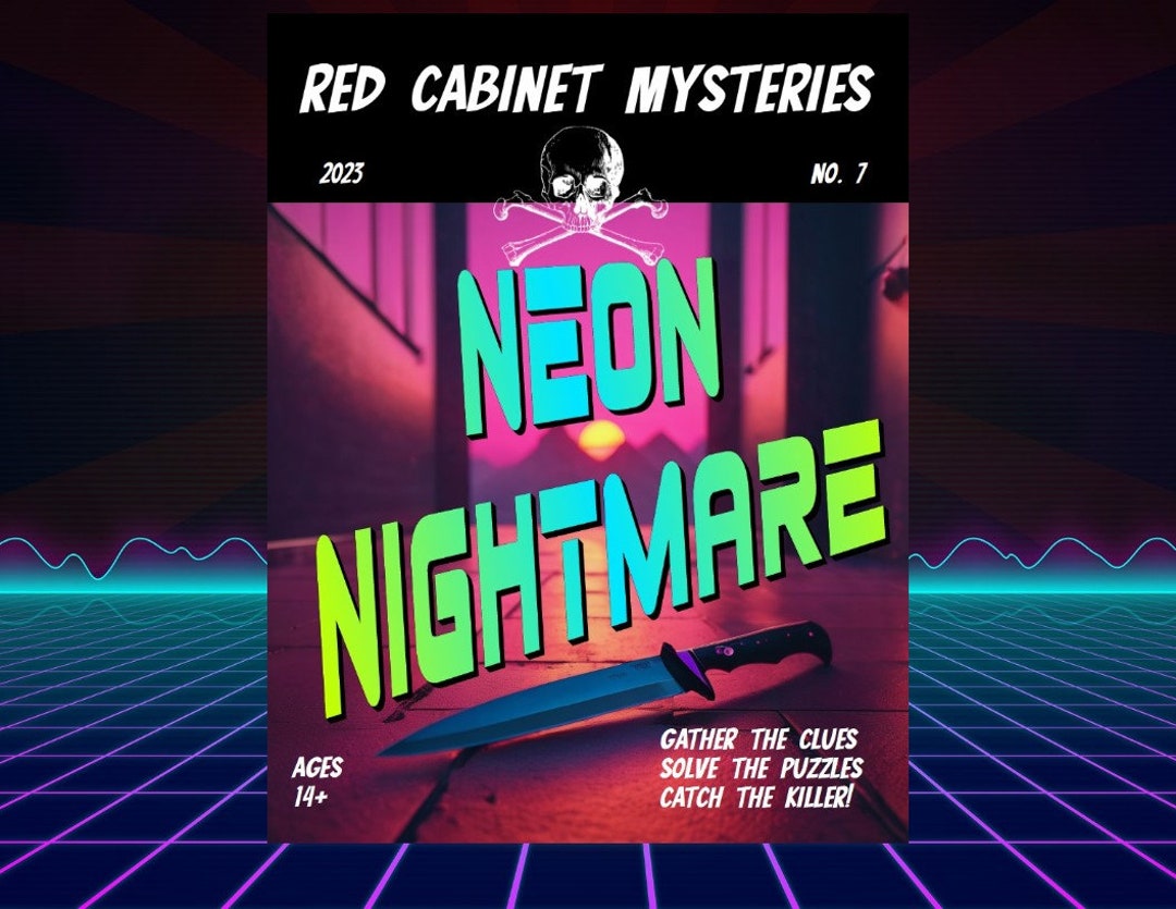 Neon Nightmare Escape Room Mystery Game Download - Etsy