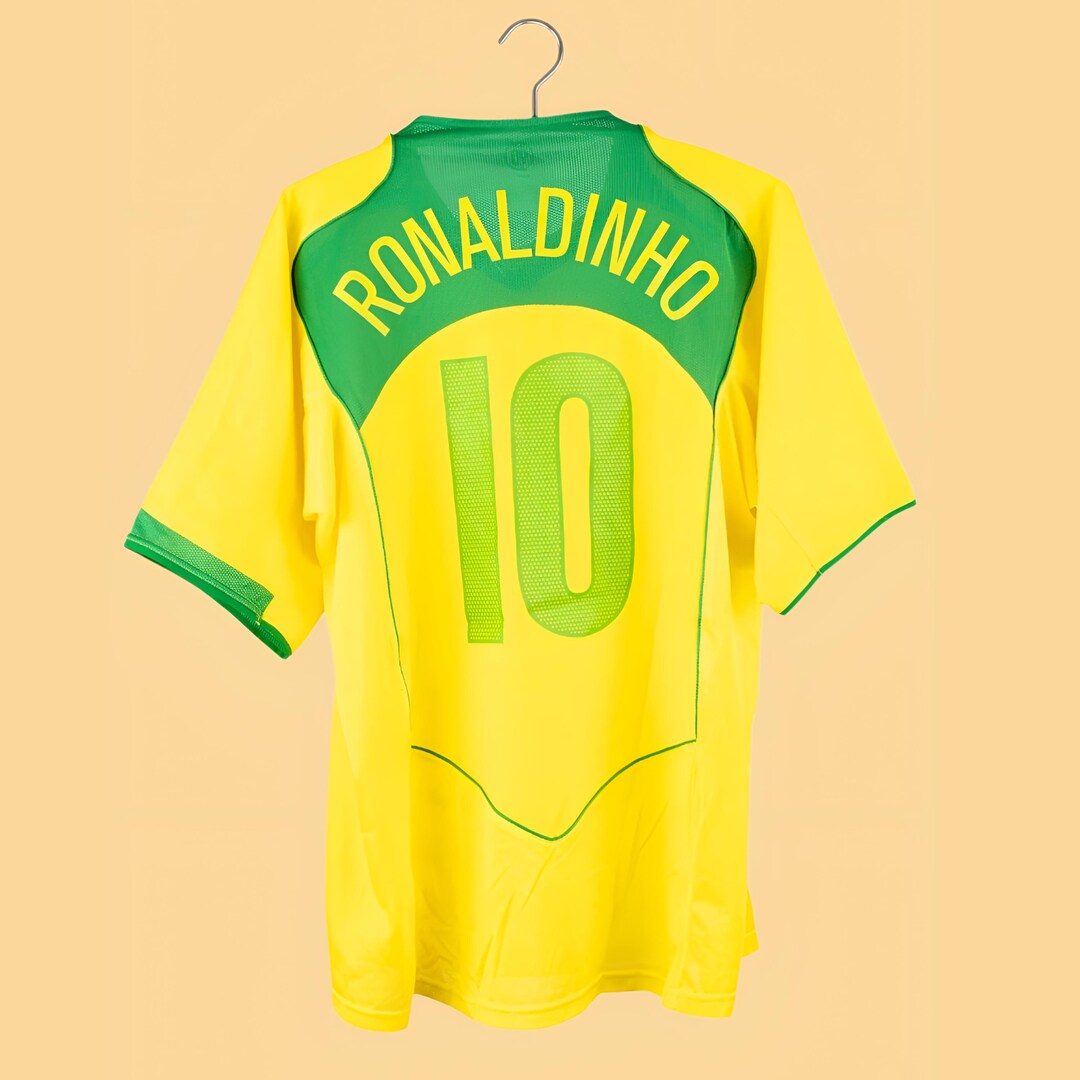 2004 Brazil Home Soccer Jersey - Etsy