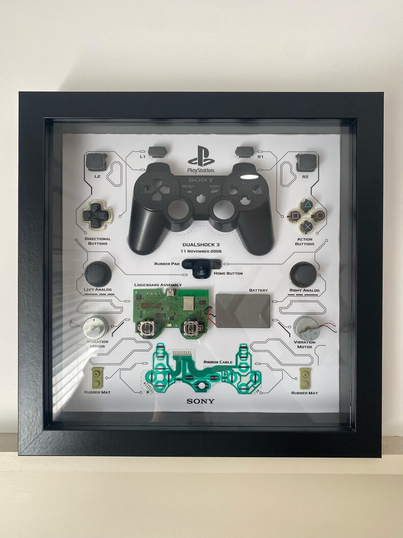 Playstation Dualshock 3 Controller Teardown Downloadable Template - Etsy