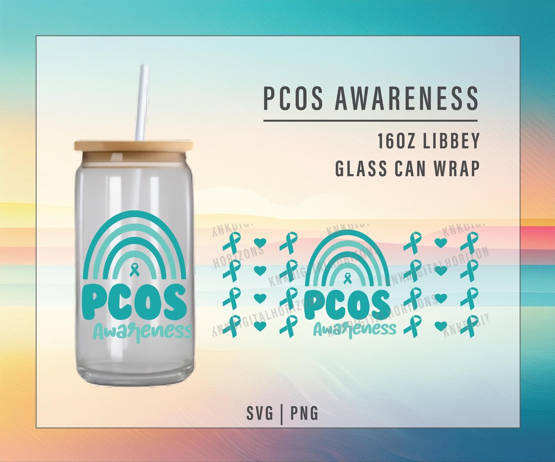 PCOS Awareness Wrap – 16oz PNG Design File – Empowering Digital ...