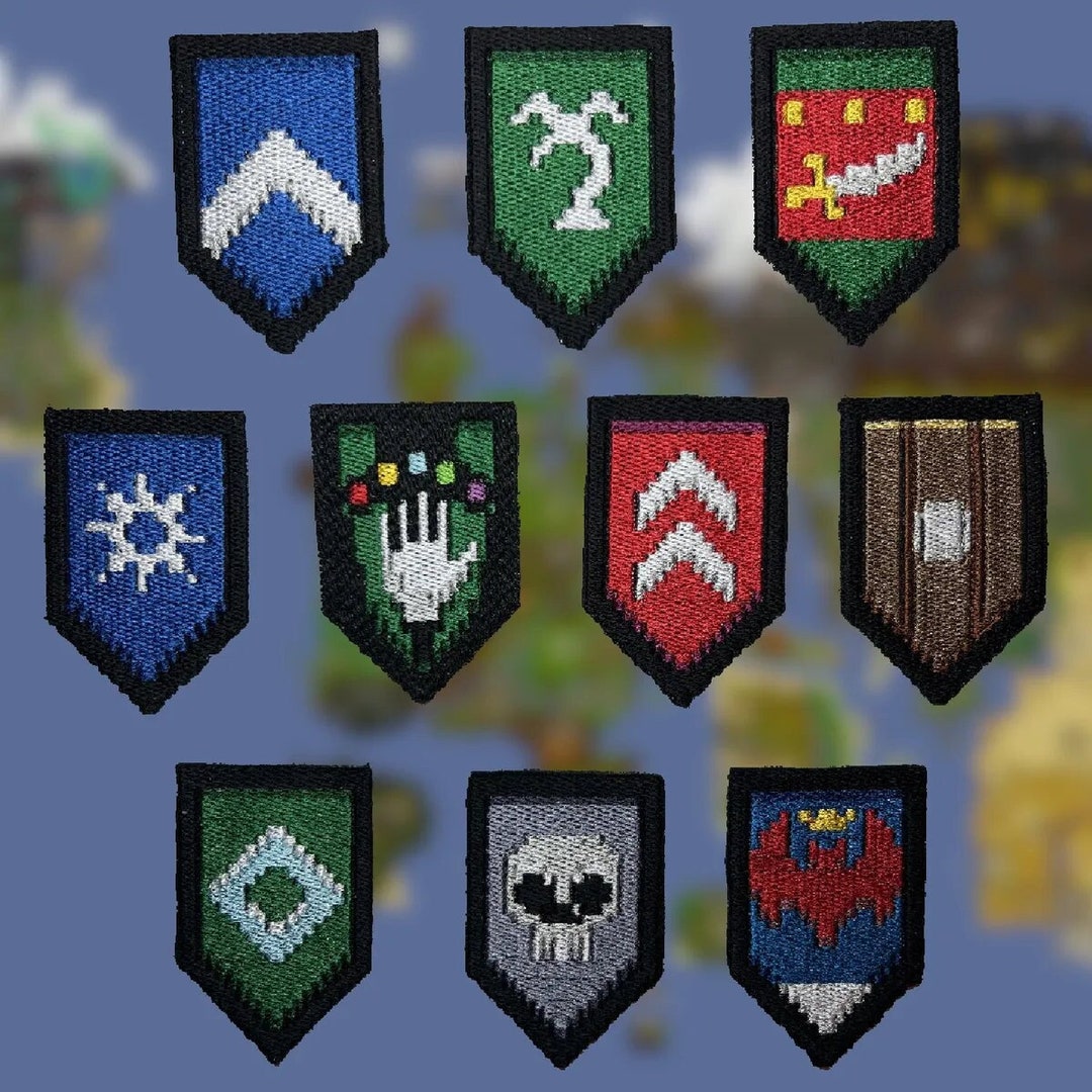 OSRS Region Flags Velcro Patches - Etsy
