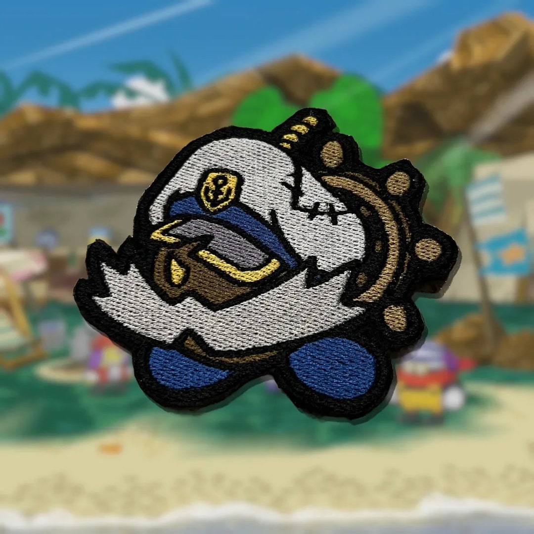 Admiral Bobbery Patch Paper Mario TTYD - Etsy