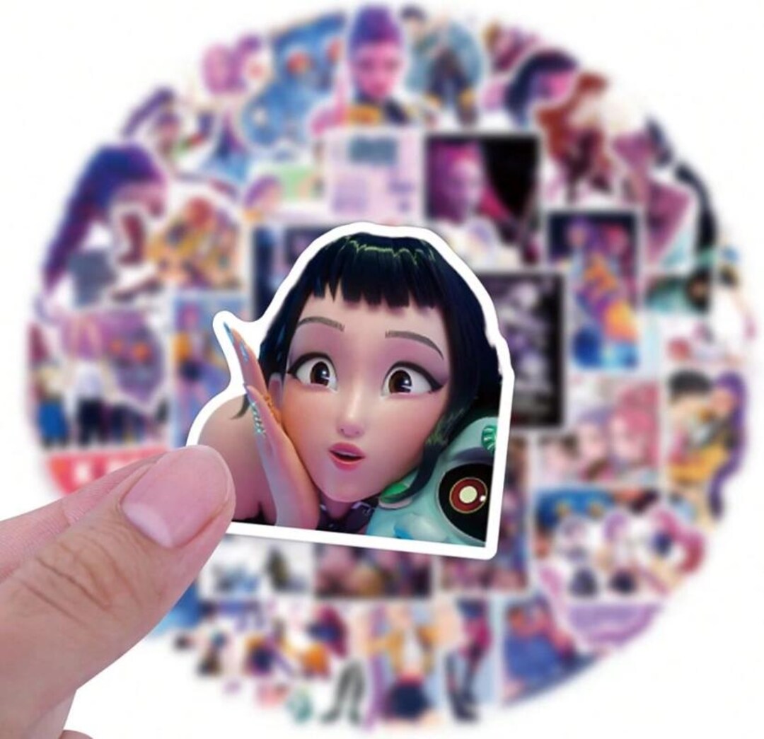 55pcs/pack Anime Sticker Set, Reusable Stickers Suitable for Holiday ...