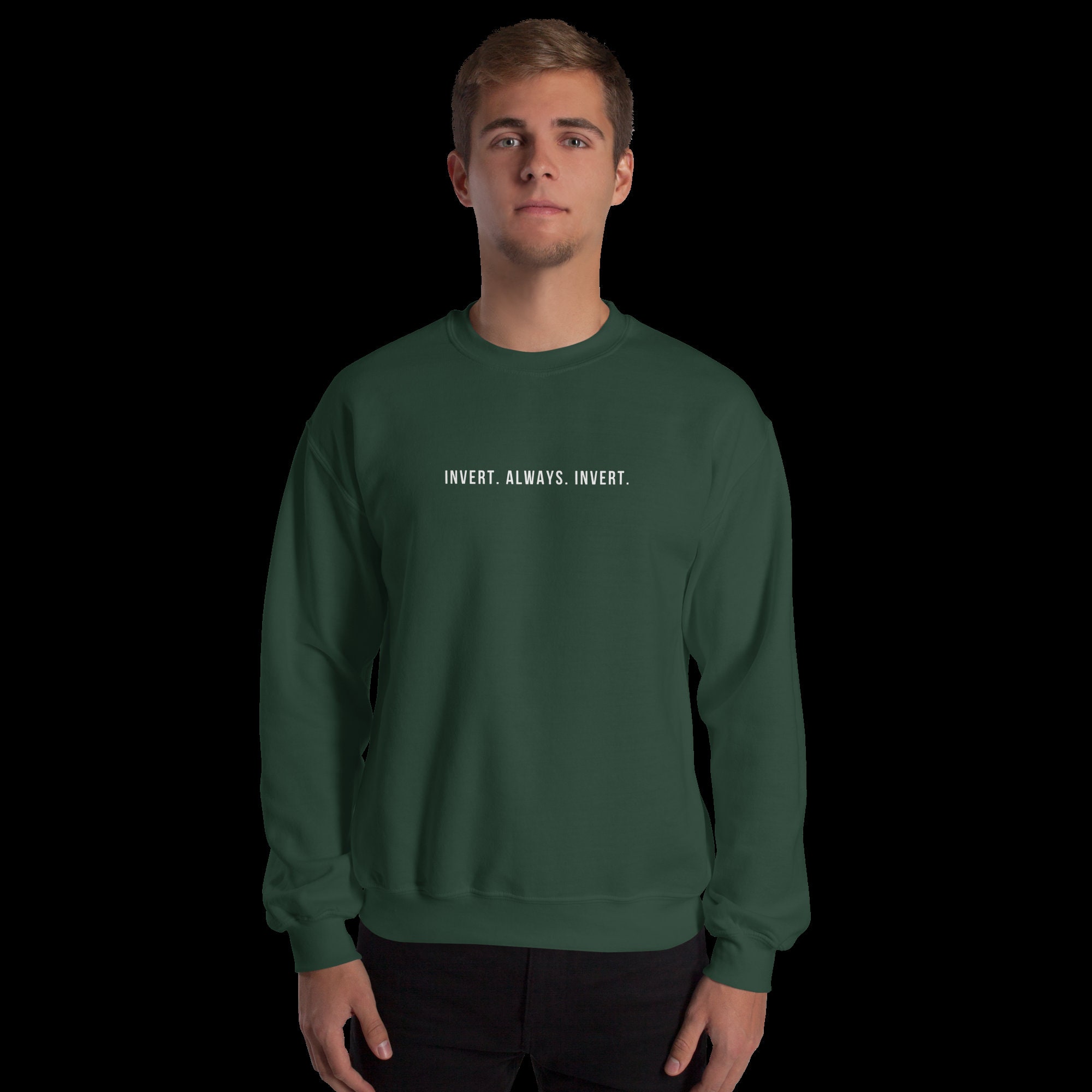 Invert Always Invert Unisex Sweatshirt Charlie Munger Quote Unique Gift ...