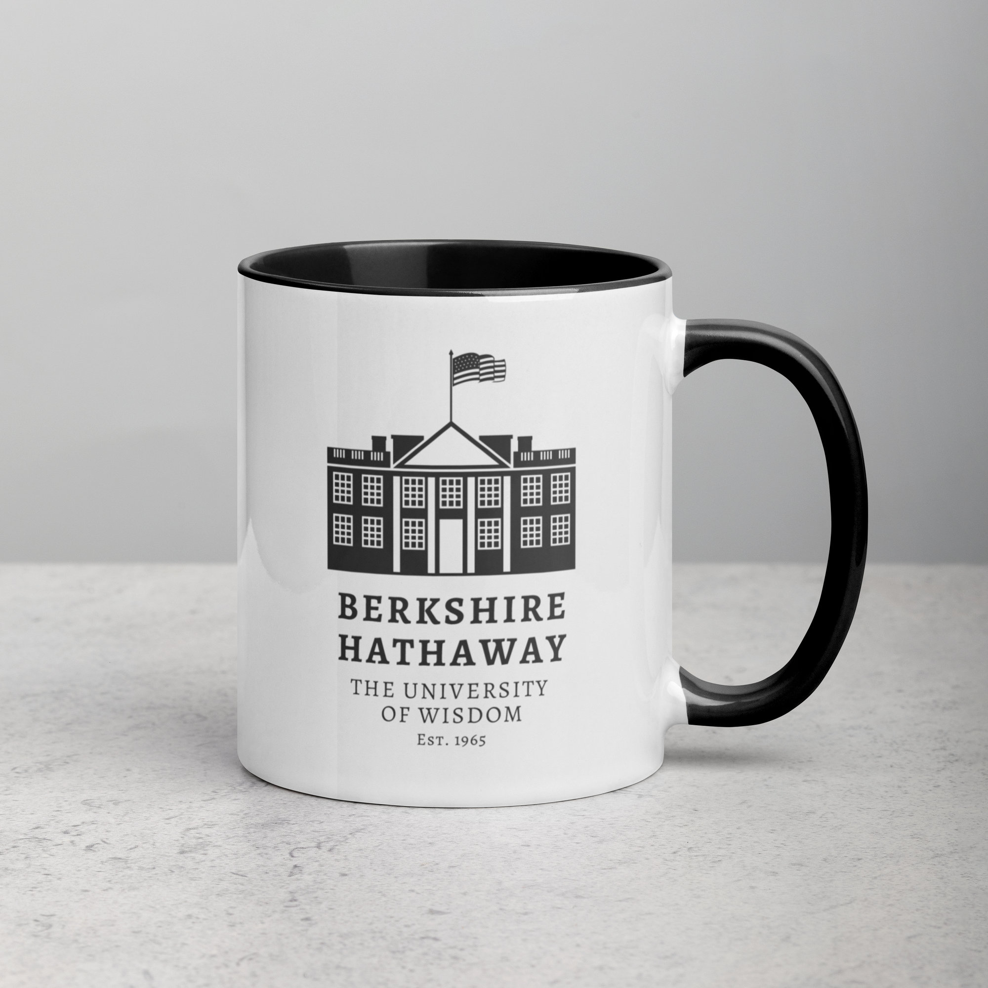 Coffee Mug, Black Ascent Mug, University of Berkshire Hathaway Mug ...