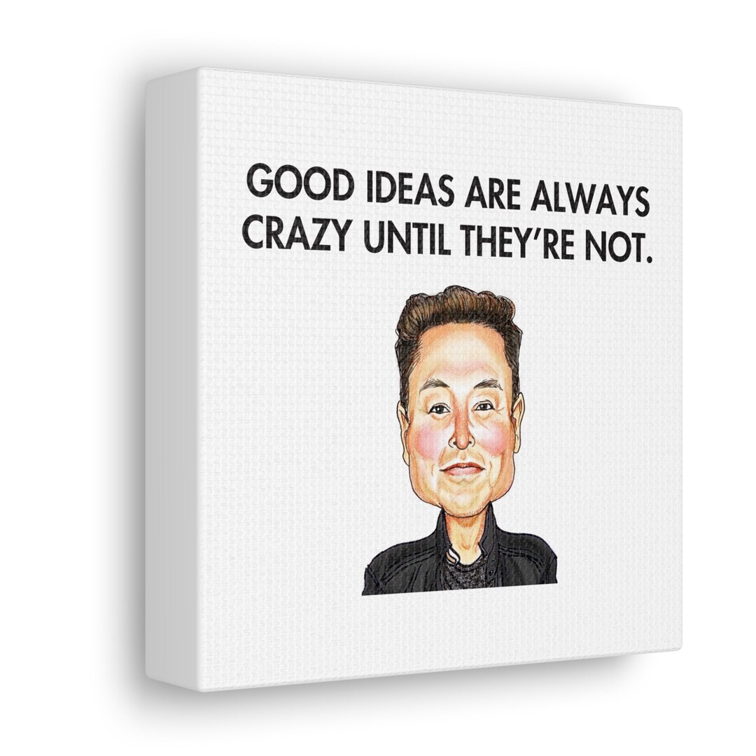 Picture Frame, Elon Musk, Wall Art, Office Decor, Entrepreneur Gift ...