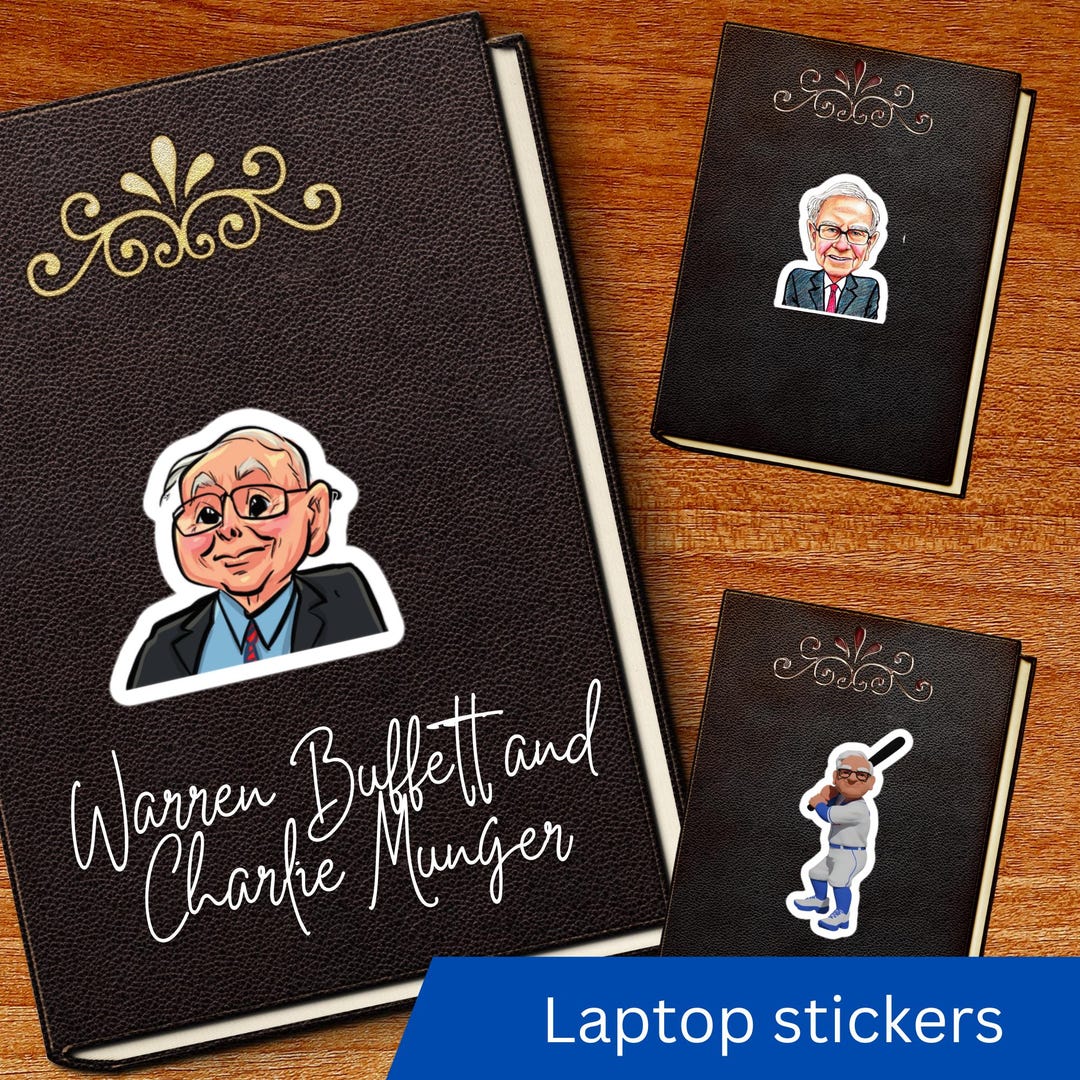 Investor Sticker Set: Water Bottle, Laptop, Car, & Business Stickers ...