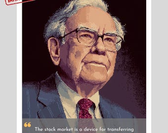 Warren Buffett Poster Warren Buffett Print, Money Investor Poster ...