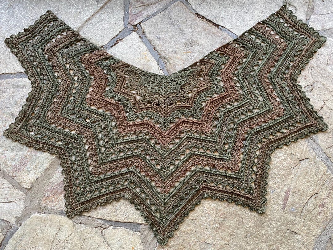 Crochet Pattern Shawl and Blanket Halata Star German, English, Finnish ...