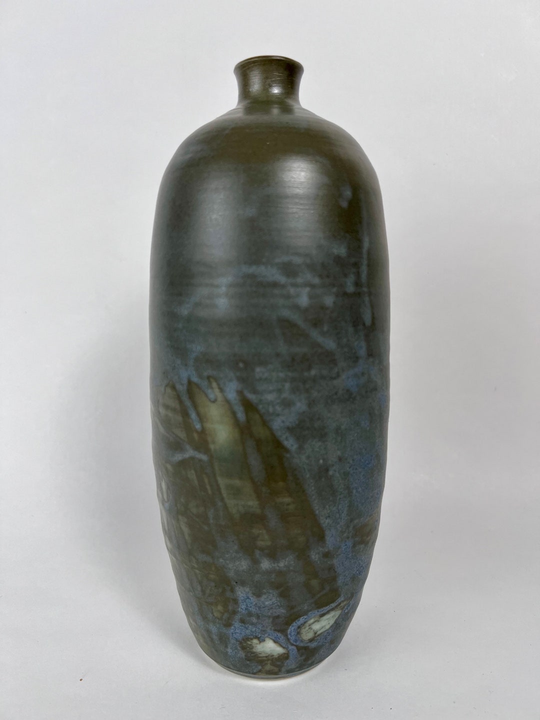Gray Porcelain Bottle - Etsy