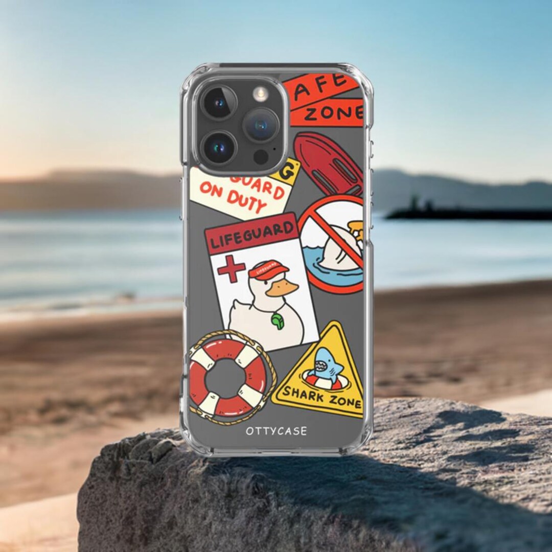 Lifeguard Duckles | Cute & Clear Impact iPhone Phone Case - Etsy