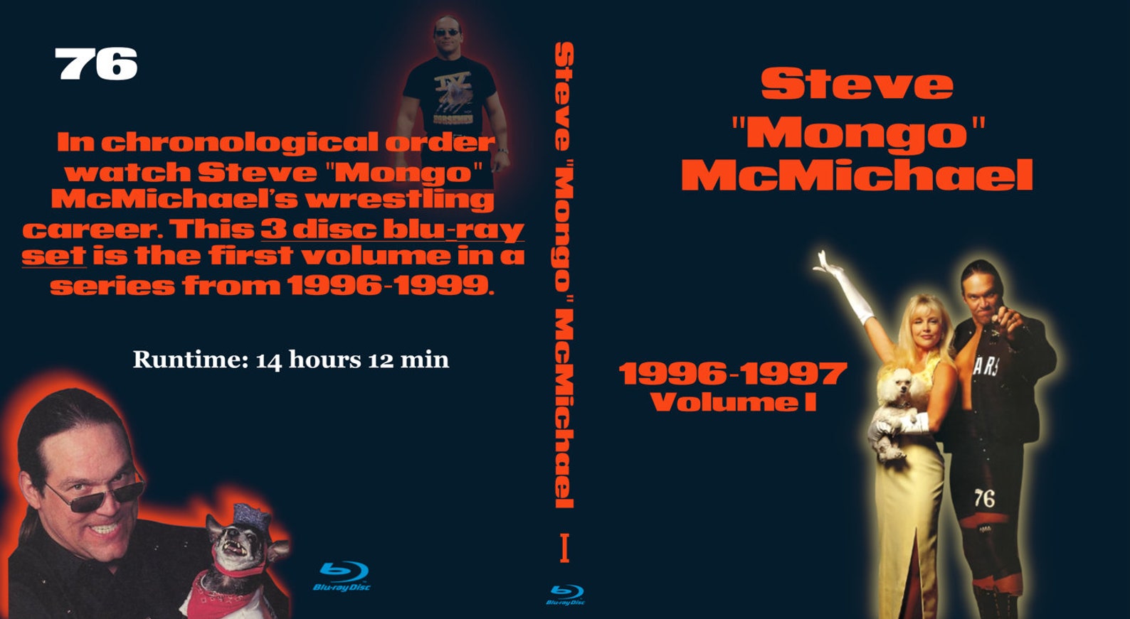 Steve mongo Mcmichael Wrestling Collection 1996-1997 Blu-ray Volume I ...