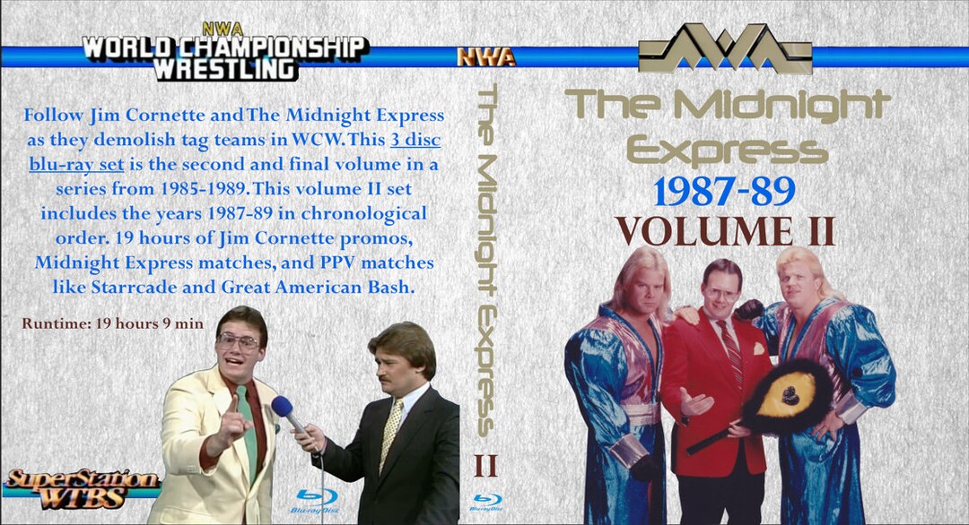 The Midnight Express WCW 1987-89 Volume II NWA Blu-ray - Etsy