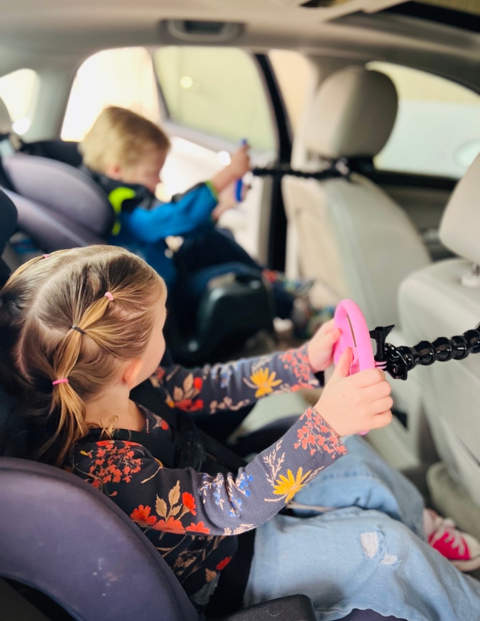 Shopping Cart Steering Wheel X2 - Wagon Accessory - Portable, Stroller ...