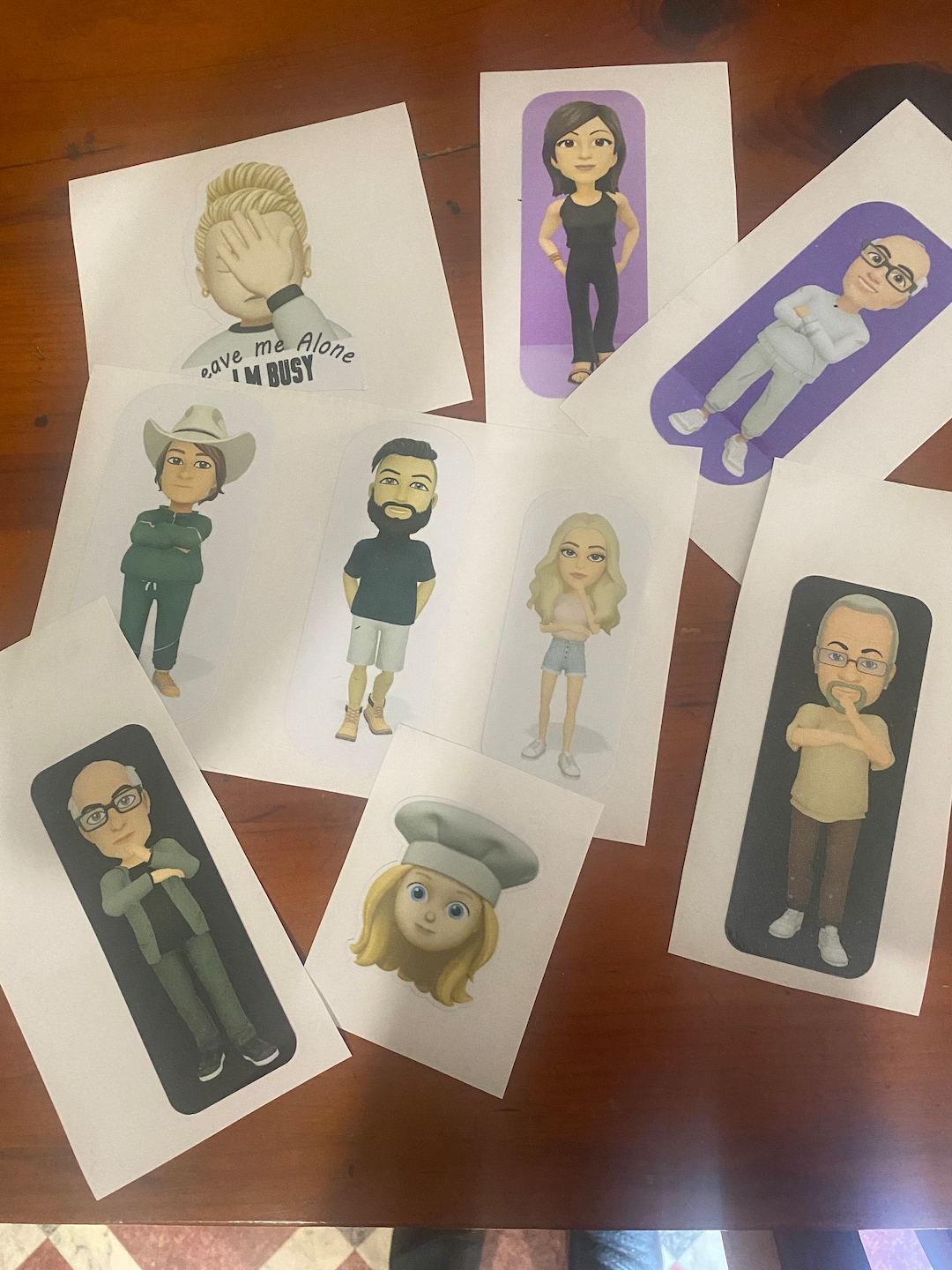 Your Emoji Made Into Stickers Group of 4 Different or All the Same FREE ...