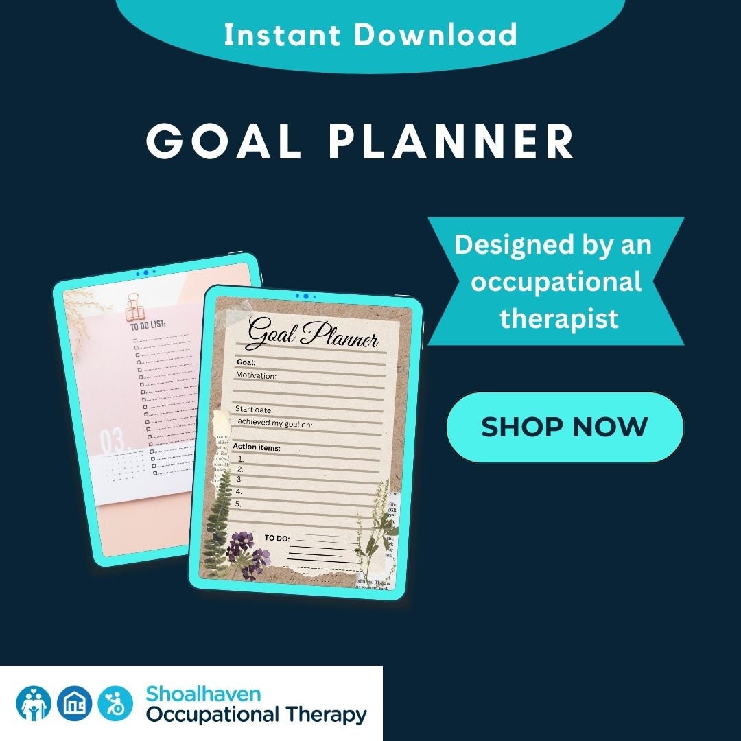 Goal Planner Designed by an Occupational Therapist - Etsy
