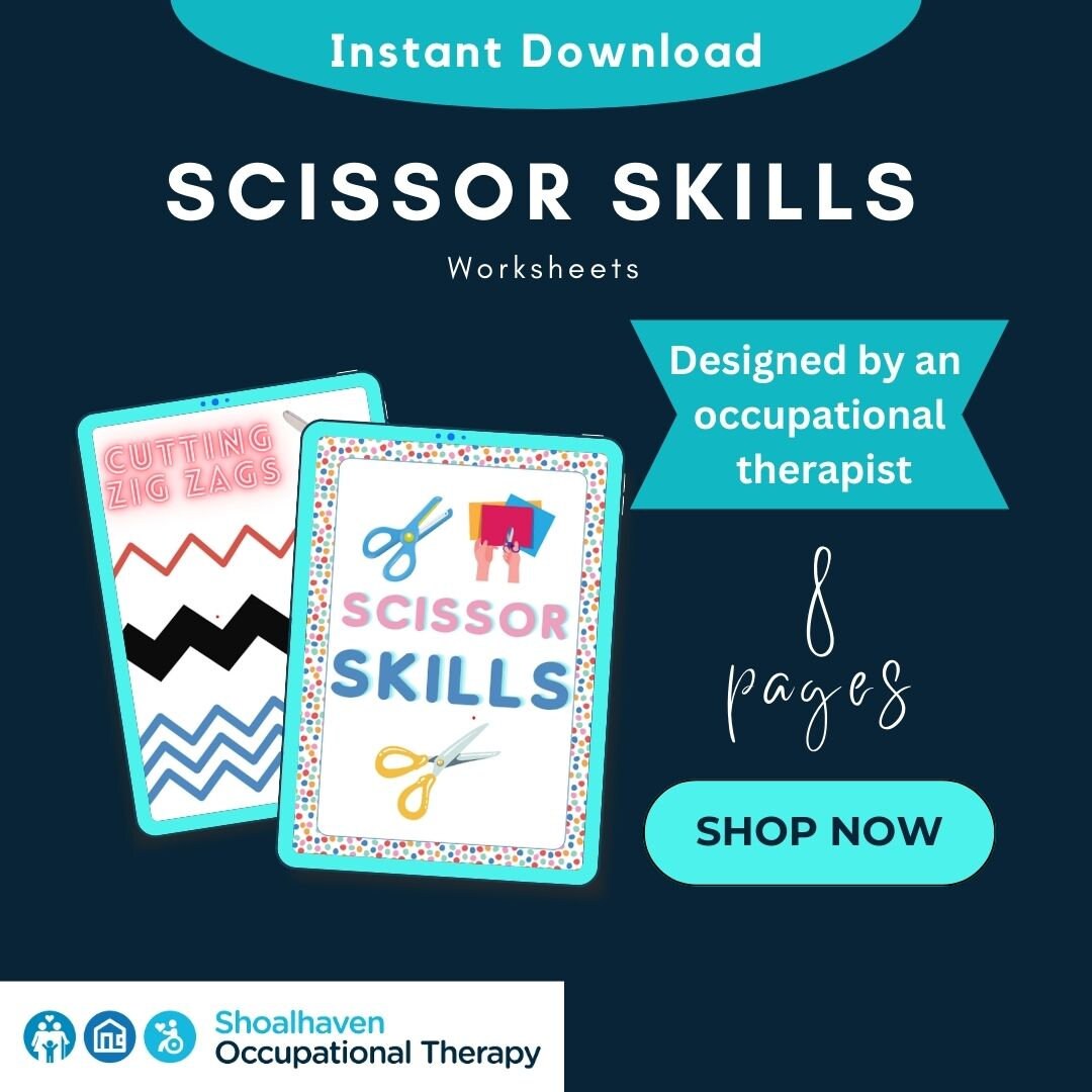 Scissor Skills Worksheets Designed by an Occupational Therapist. Great ...