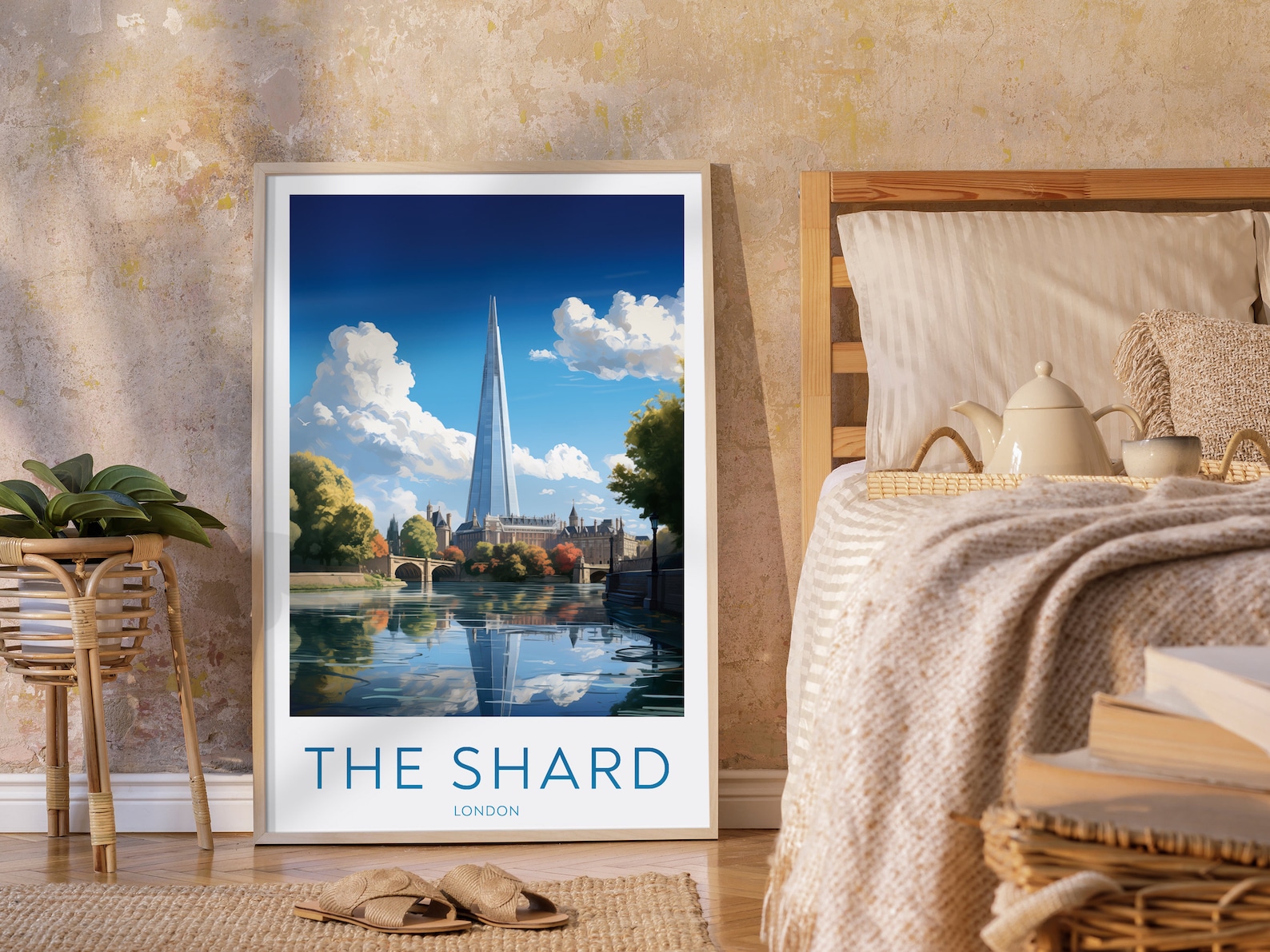 The Shard Poster, United Kingdom Travel Art (digital Download) - Etsy