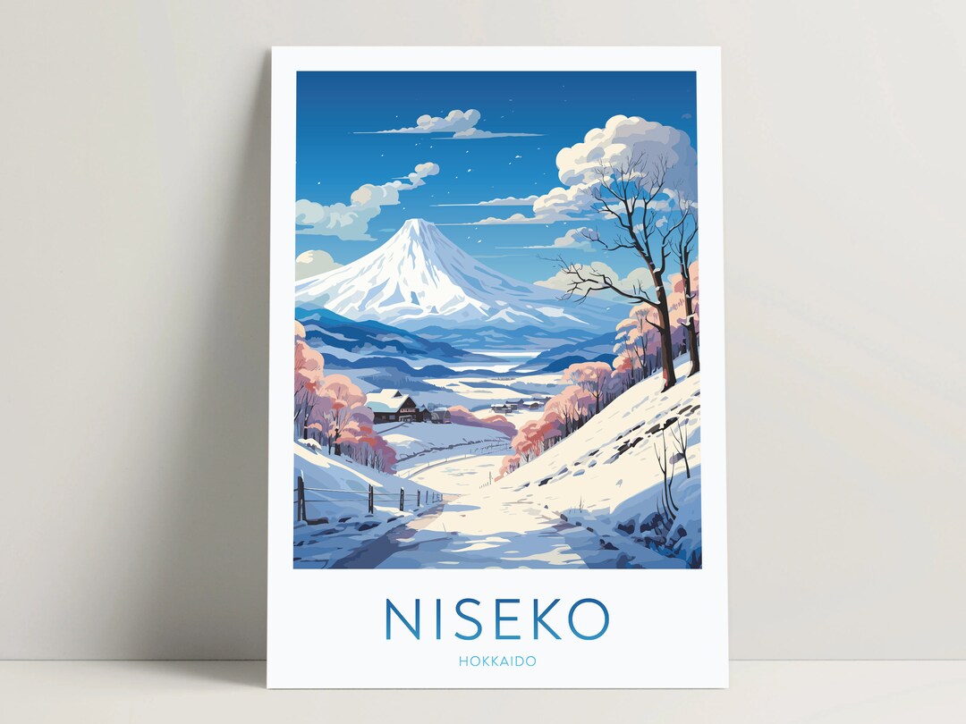 Niseko Poster, Niseko Digital Print Download, Niseko Art Bedroom Decor ...