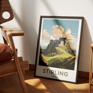 Stirling Poster, Stirling Digital Print Download, Stirling Castle Art ...