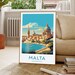 Malta Poster, Malta Digital Print Download, Malta Travel Poster Malta ...