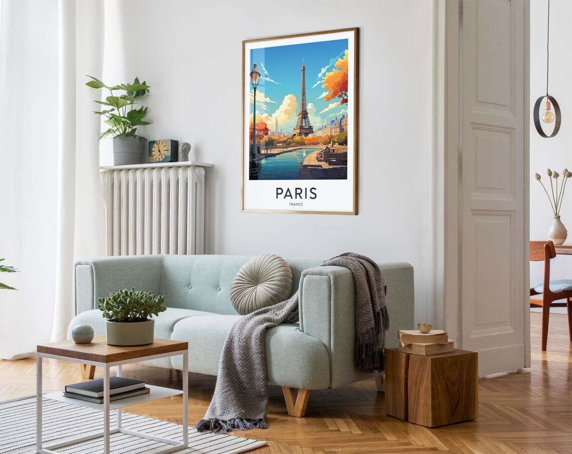 Paris Travel Print, Paris Wall Art, Paris Art Office Decor Paris Gifts ...