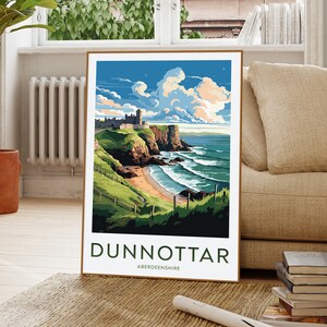 Dunnottar Castle Poster, Dunnottar Castle Digital Print Downloa ...