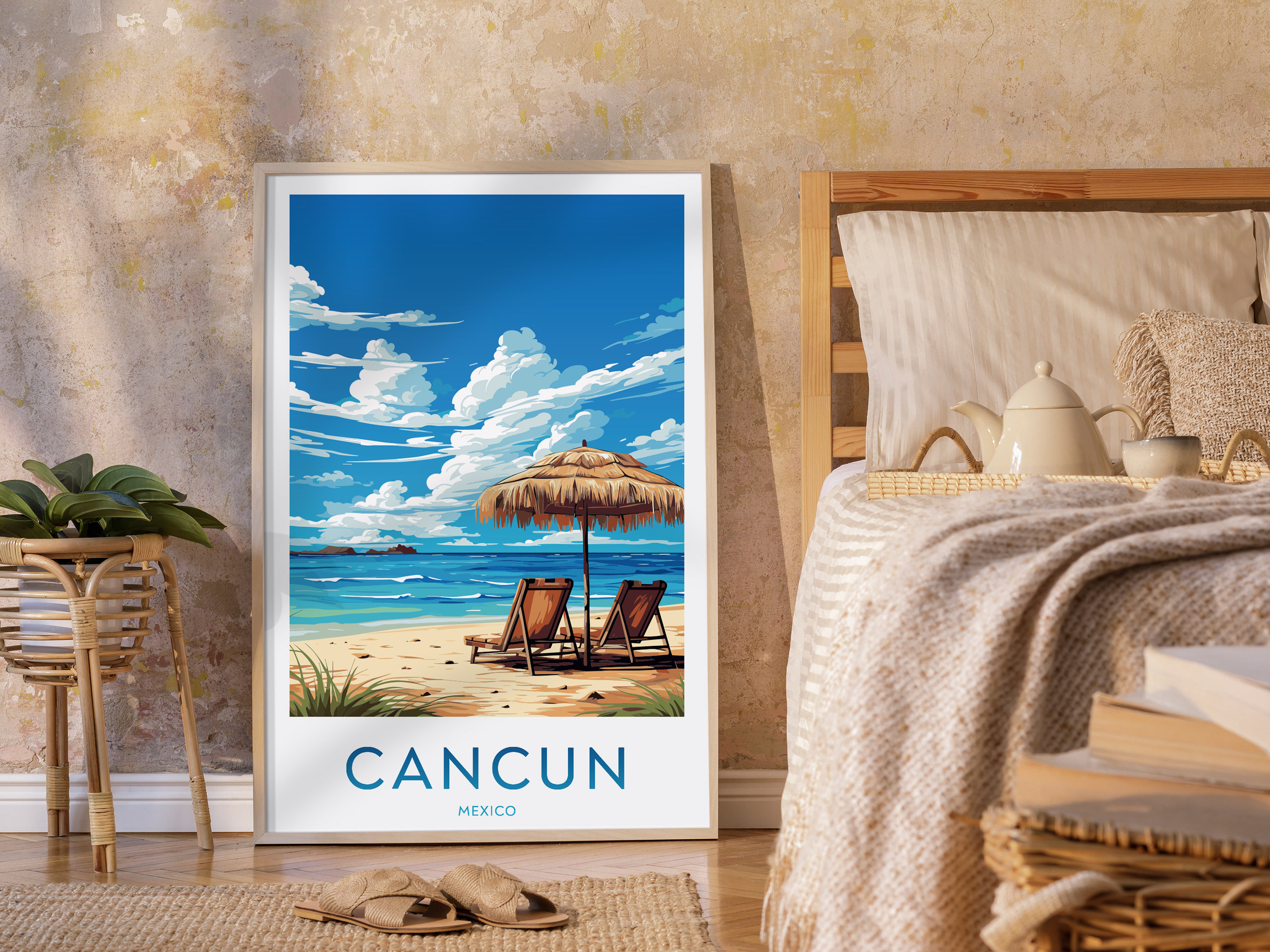 Cancun Poster, Cancun Digital Print Download Cancun Travel Poster ...