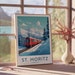 St Moritz Poster, St Moritz Digital Print Download, St Moritz Art ...