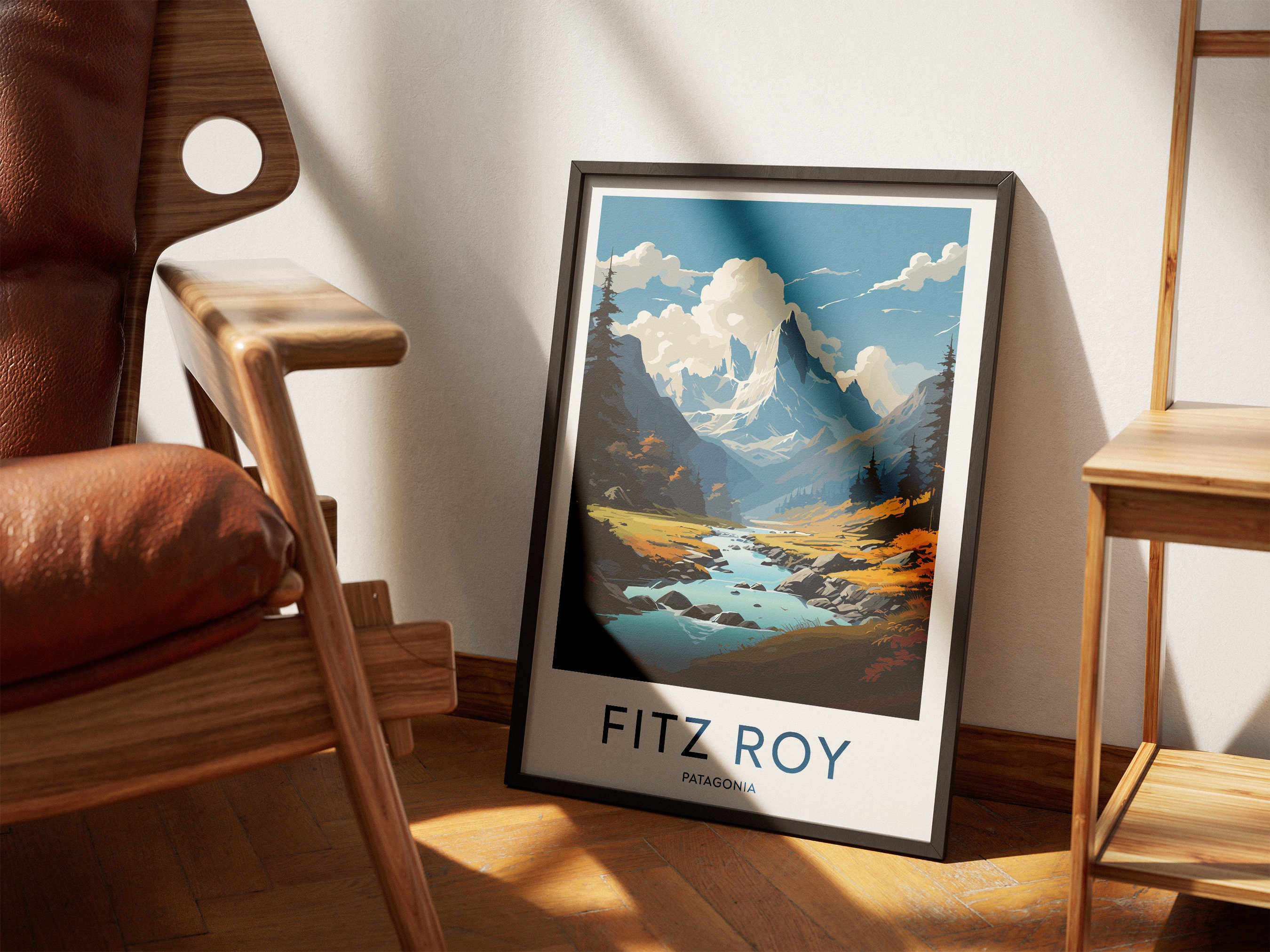 Fitz Roy Patagonia Poster, Travel Art Print (digital Download) - Etsy