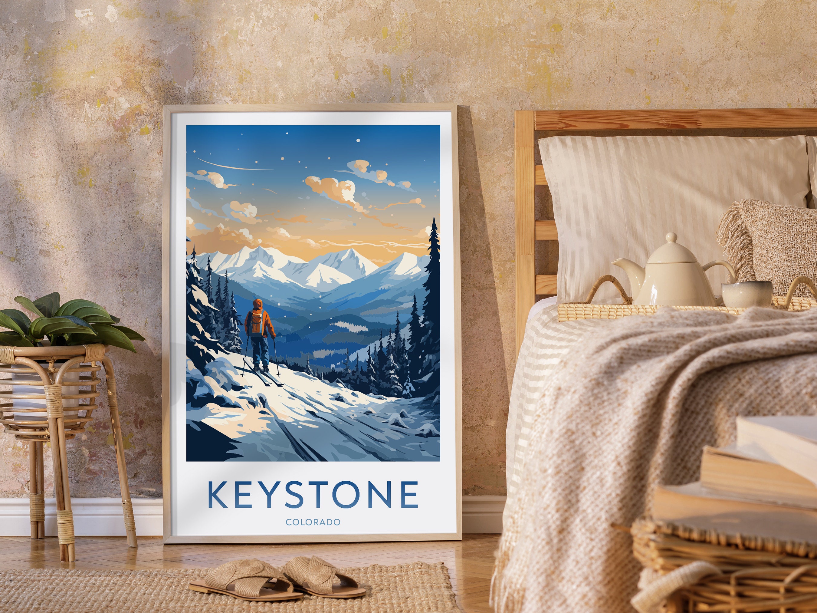 Keystone Poster, Keystone Digital Print Download, Keystone Art Bedroom ...