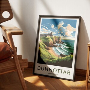 Dunnottar Castle Poster, Dunnottar Castle Digital Print Downloa ...