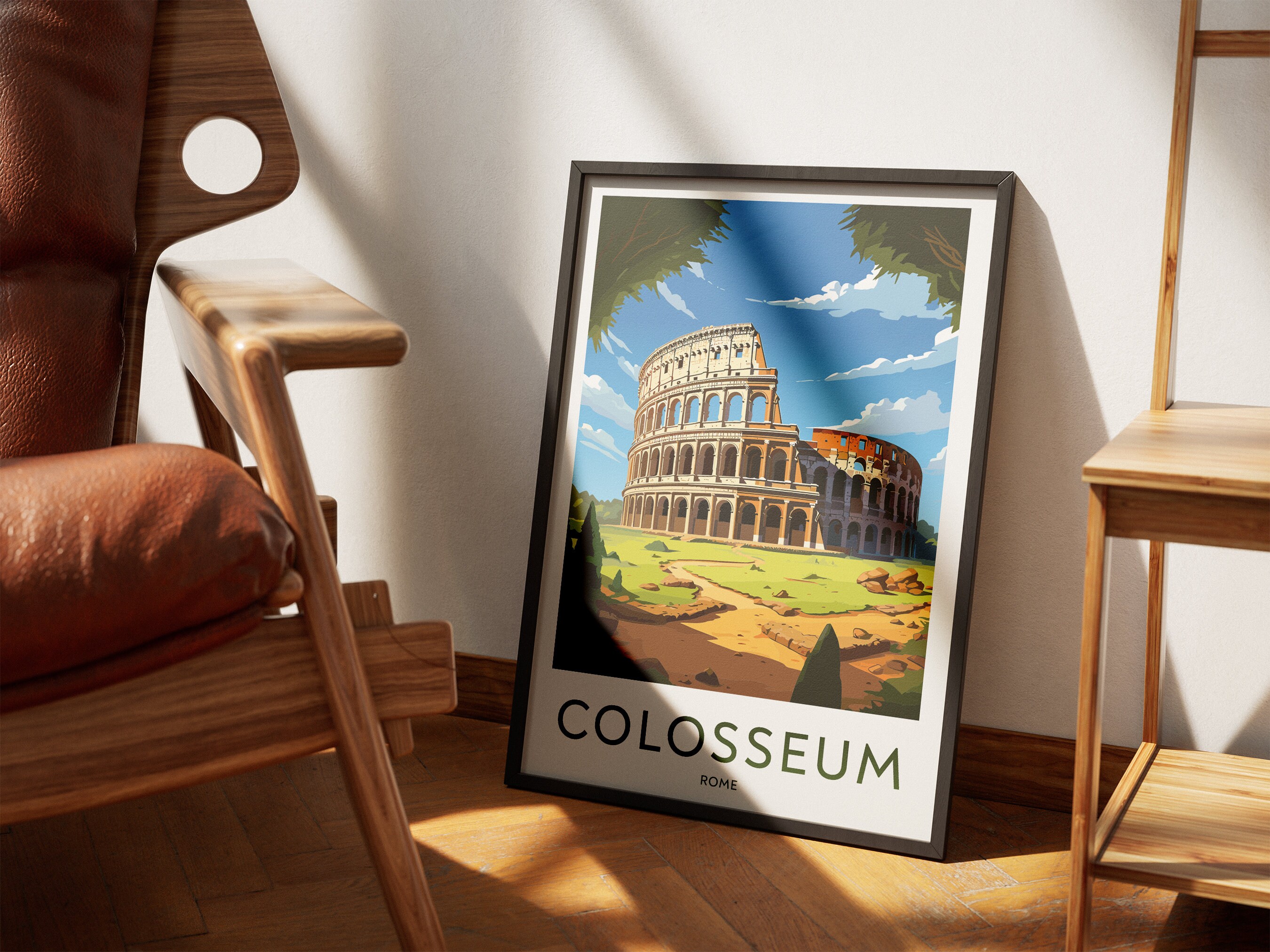 Colosseum Poster, Colosseum Digital Print Download, Colosseum Art ...